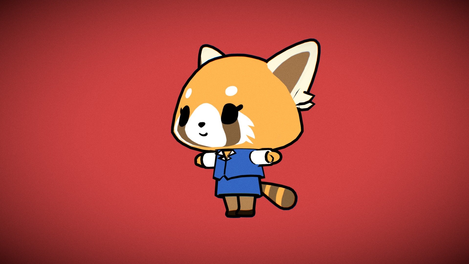 Retsuko the red panda - 3D model by gurinka [83bdc64] - Sketchfab