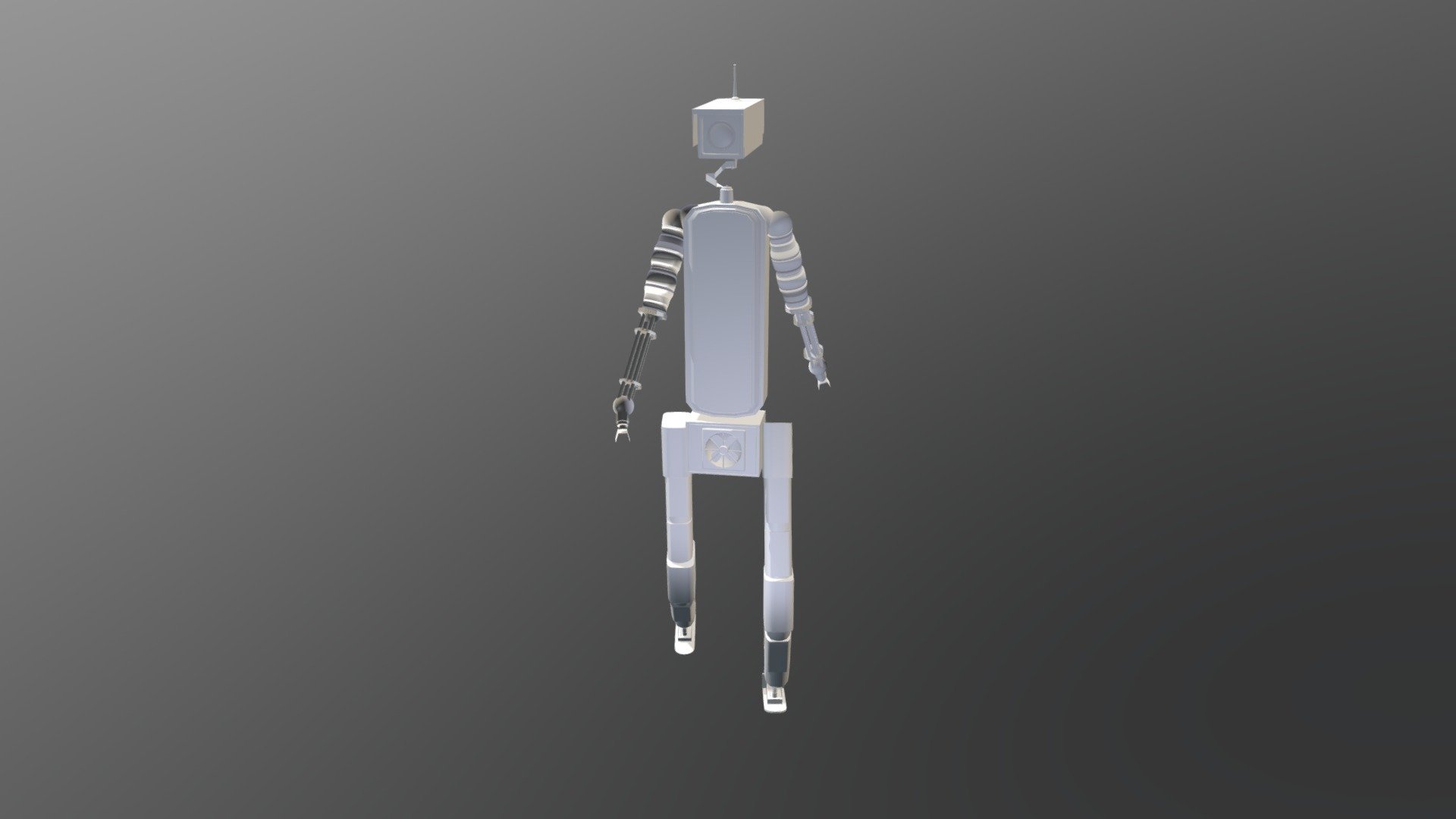 Robot Walking In Place - Download Free 3D model by UnrealEthan [83be984 ...