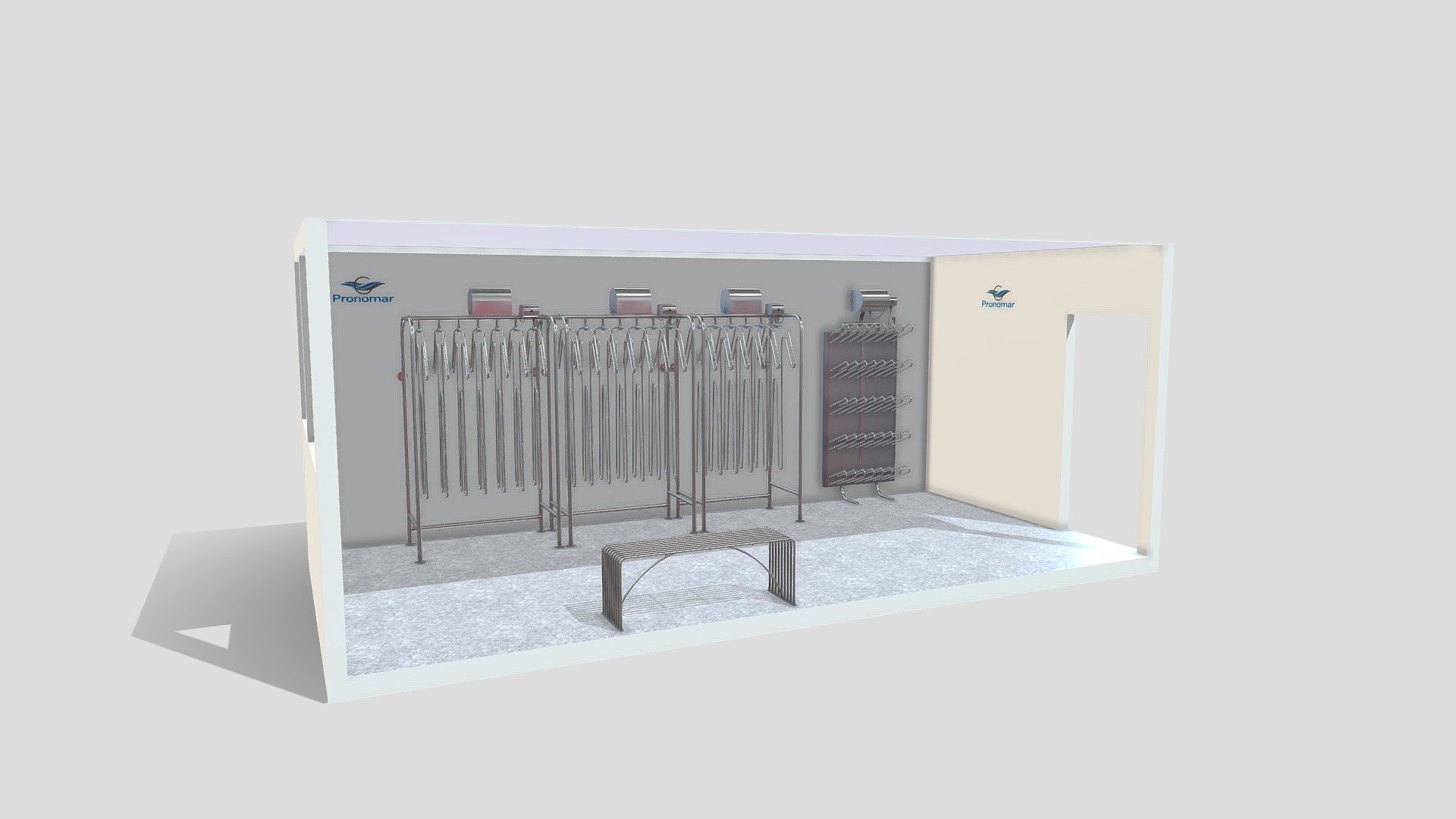 Drying Container - 3D model by 360Fabriek [83bea6d] - Sketchfab