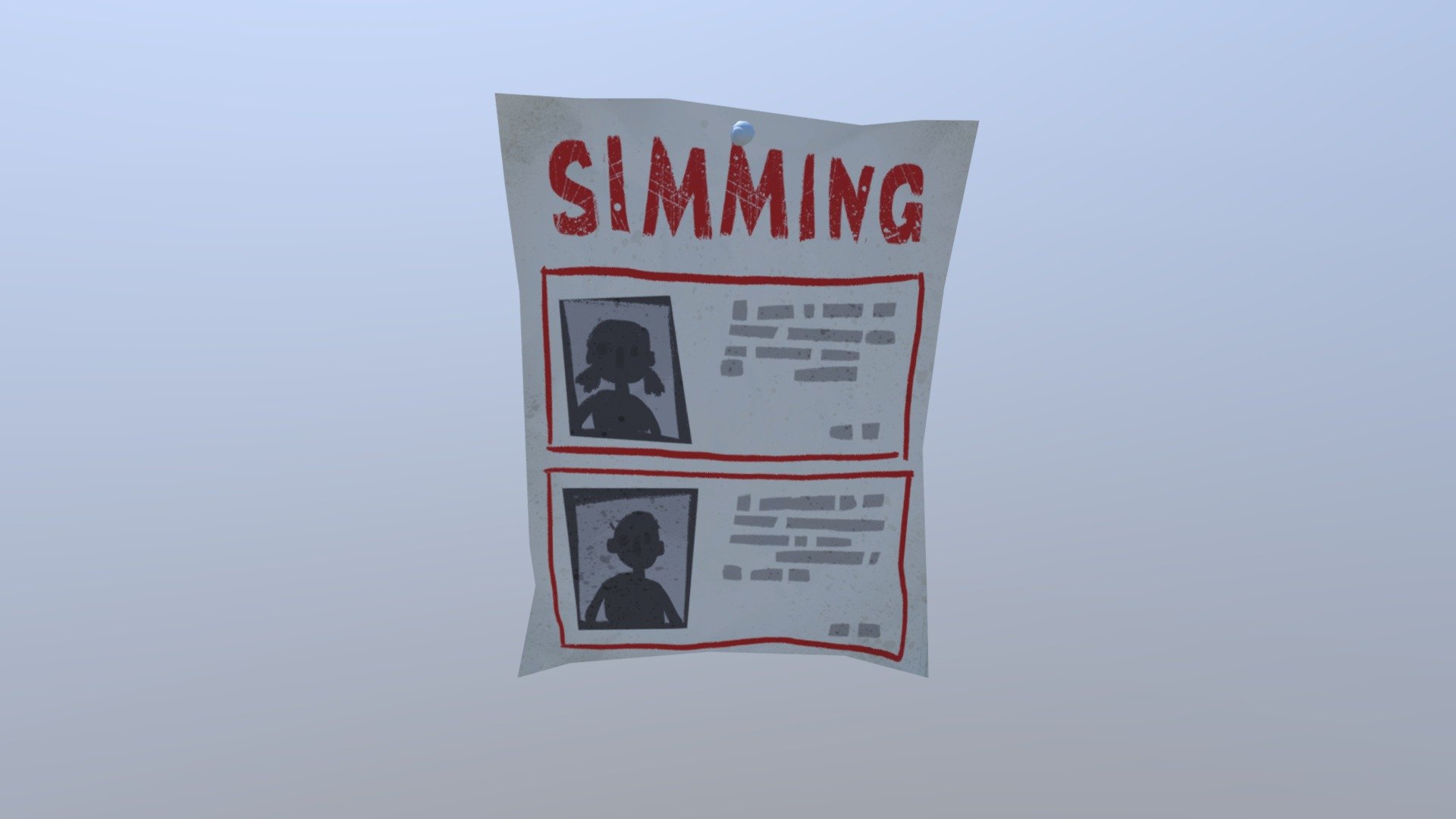 Hello Neighbor Missing Poster - Download Free 3D model by Kriz Faerson ...