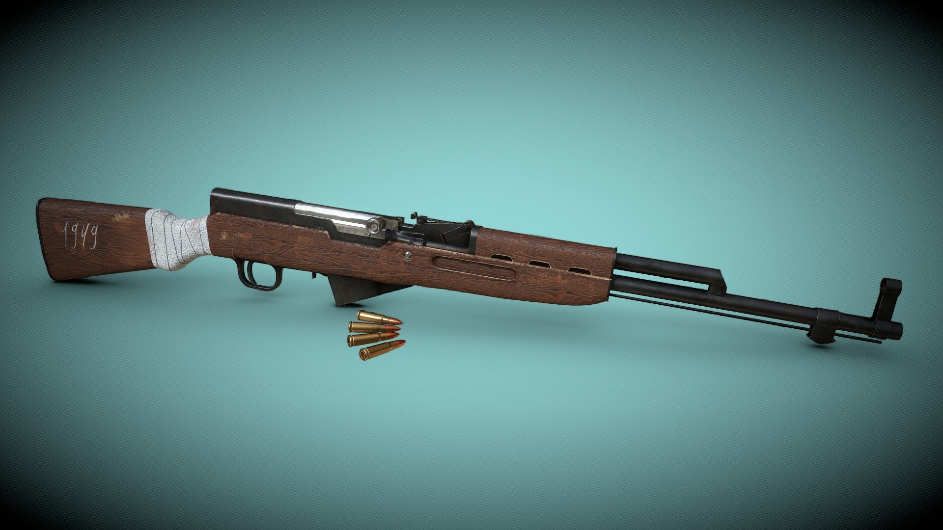 Old Sks | Weapon Model - Download Free 3D model by CATholic [83c0524 ...