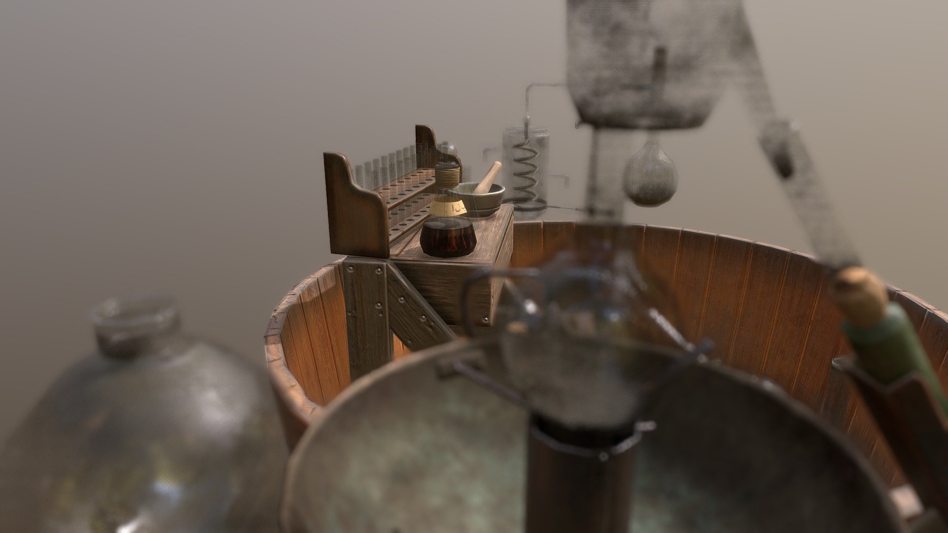 Alchemist's_tools - 3D model by grayfox-o_o [83c0a18] - Sketchfab