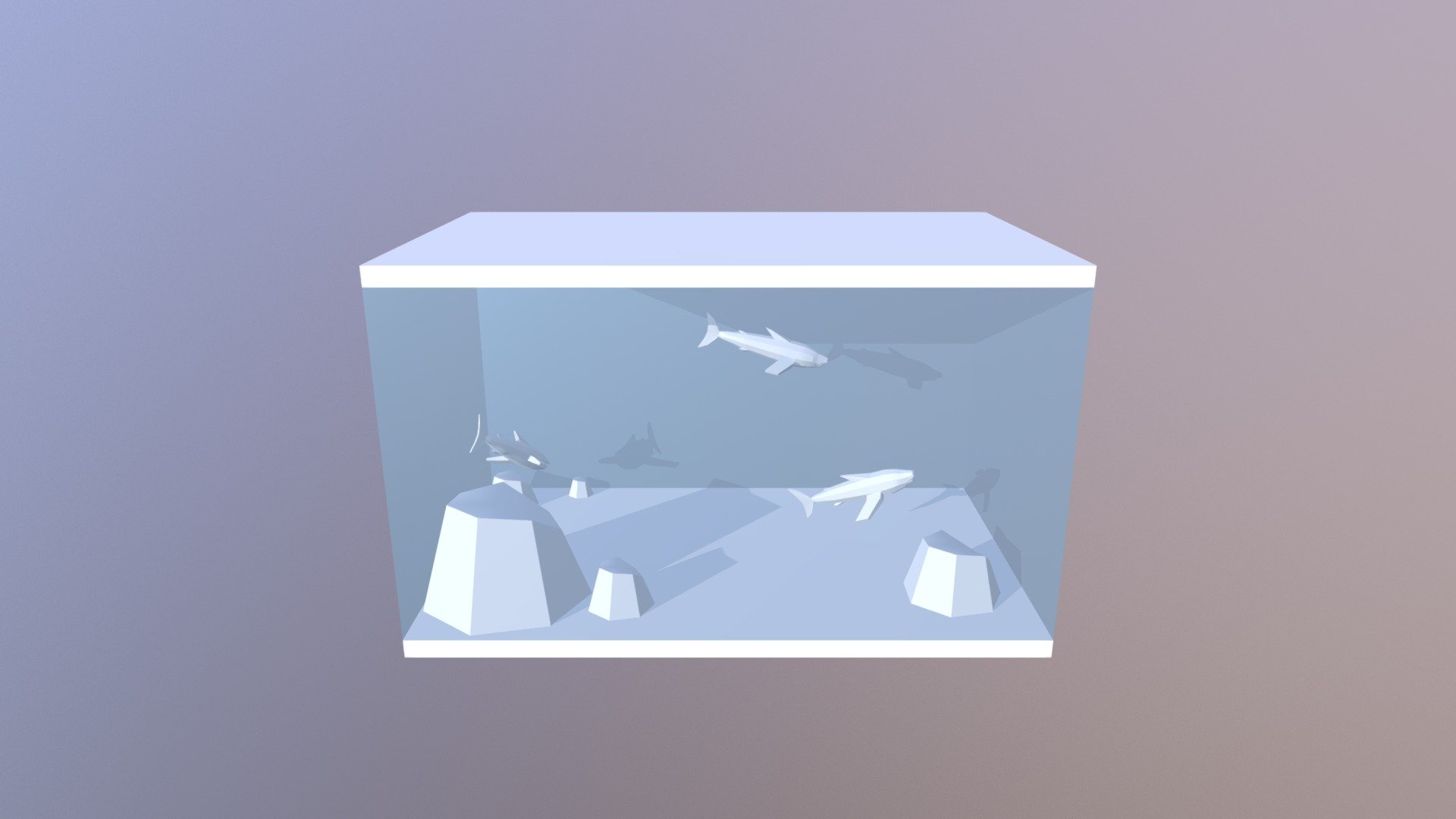 Low-Poly Shark Tank - 3D model by Emily Warner (@ewarnerart) [83c0b3d ...