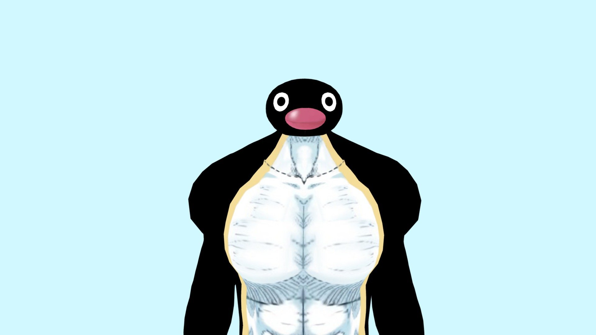 muscle pingu - 3D model by kimheesung400 [83c1bdc] - Sketchfab