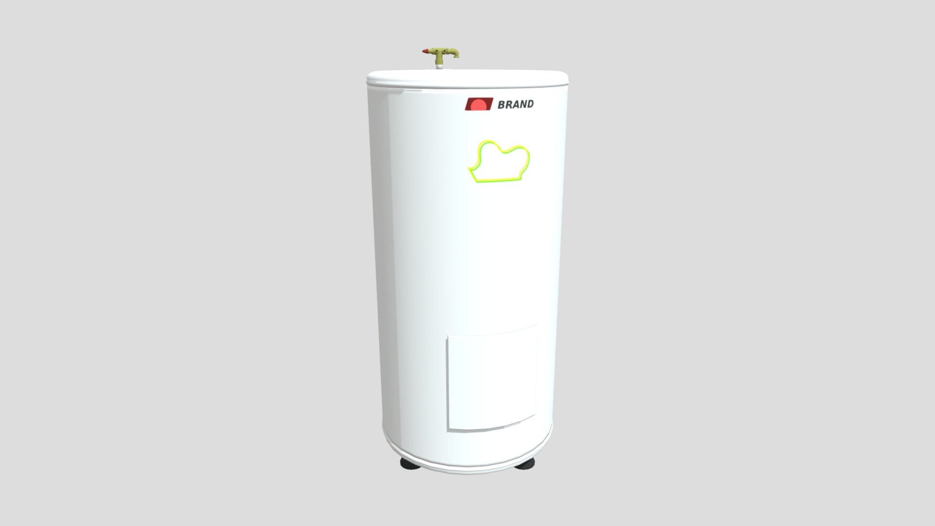 Electric water heater - Download Free 3D model by 1-3D.com [83c1c57 ...