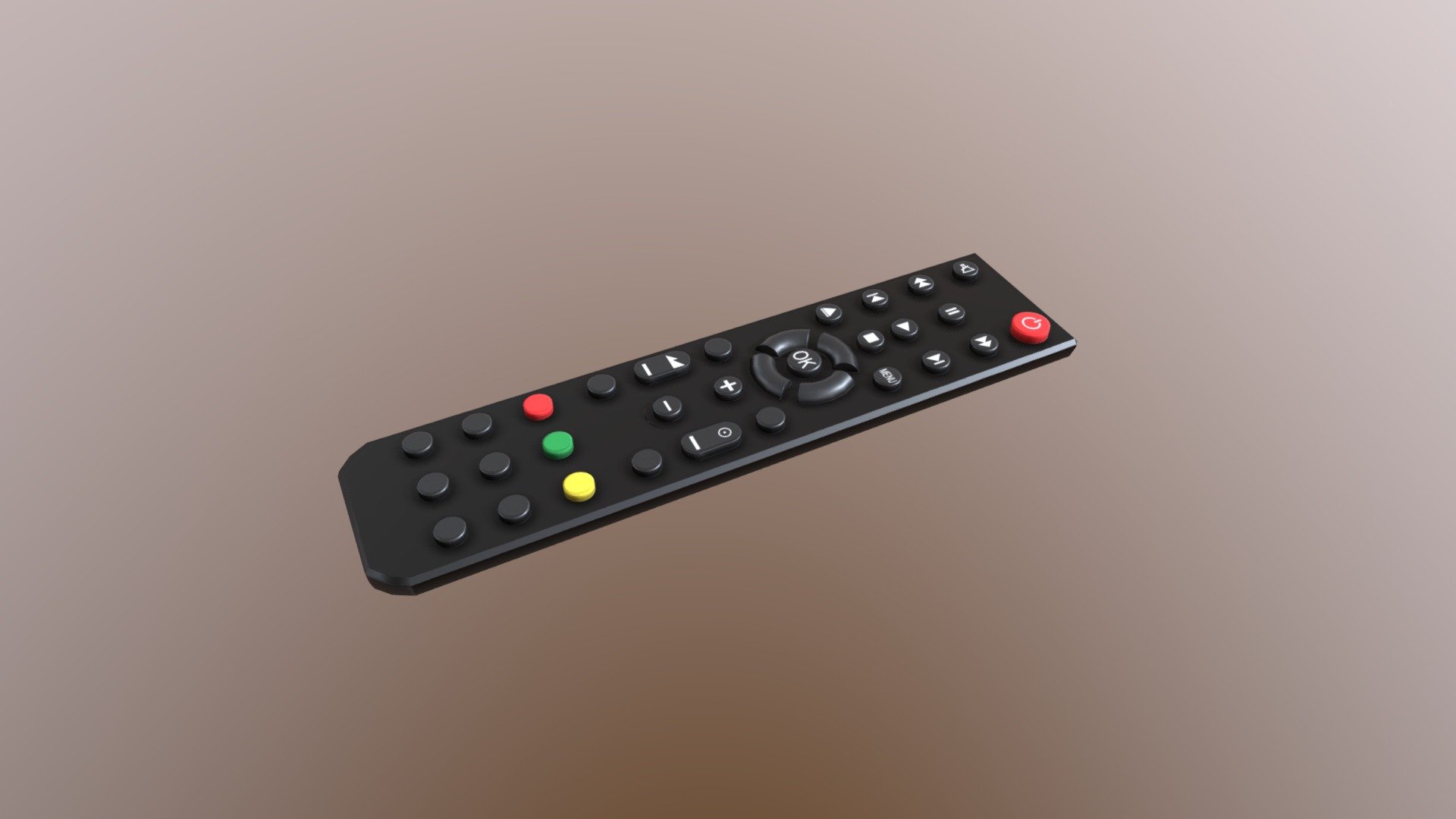 tv remote control - 3D model by yueliu [83c2928] - Sketchfab