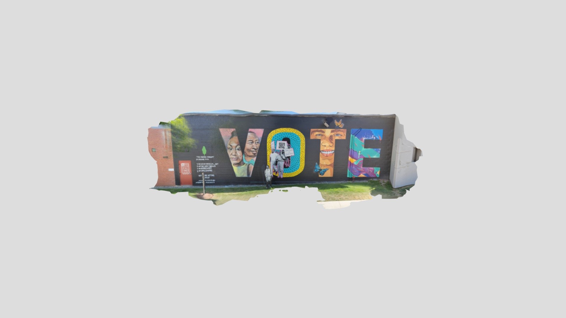 Vote Mural 1 Point Street - 3D model by F3DScans [83c2d0e] - Sketchfab