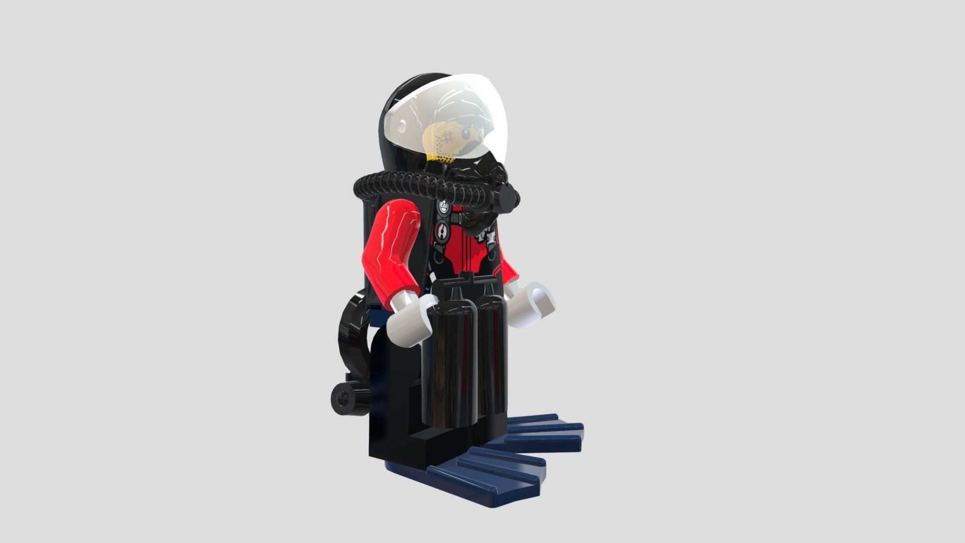 Lego Diver (MOC) - Download Free 3D model by Awesome Ploy 3D ...