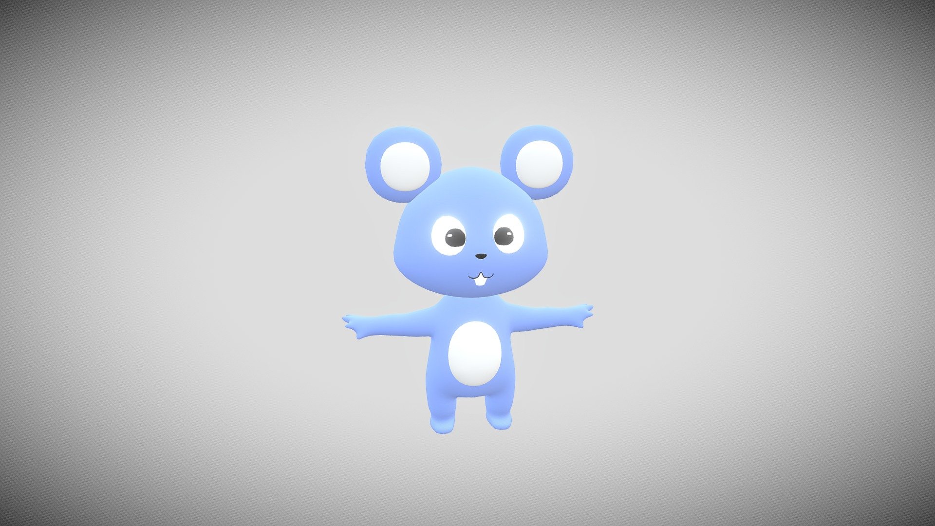 Blue Rat - 3D model by Aby-322 (@AISUMU322) [83c7880] - Sketchfab