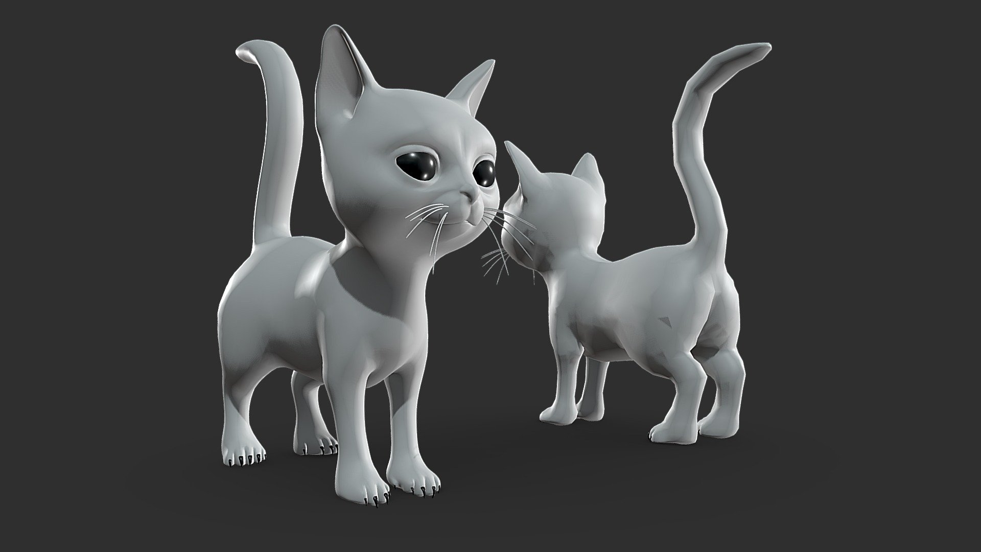 Baby Cat - Topology + UV Map - Buy Royalty Free 3D model by Tashi ...