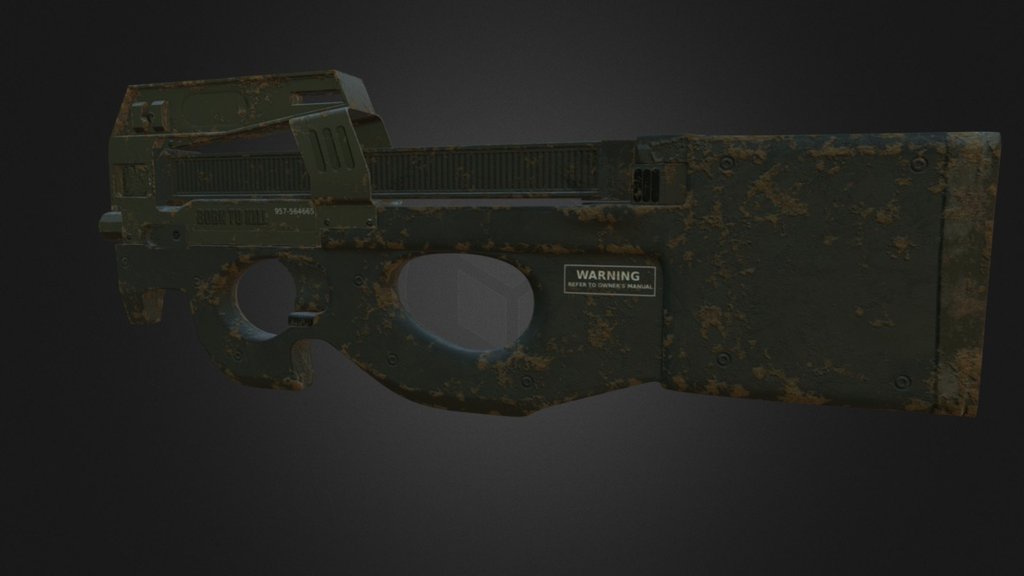 p90 2.0 - 3D model by masterbleu [83c9454] - Sketchfab