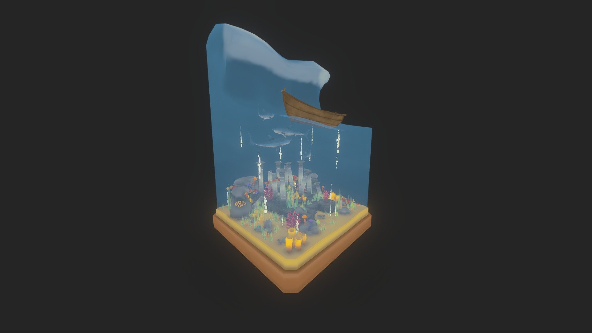 Ancient Greek | Atlantis | Diorama - 3D model by nektxrios (@nektxriosp ...