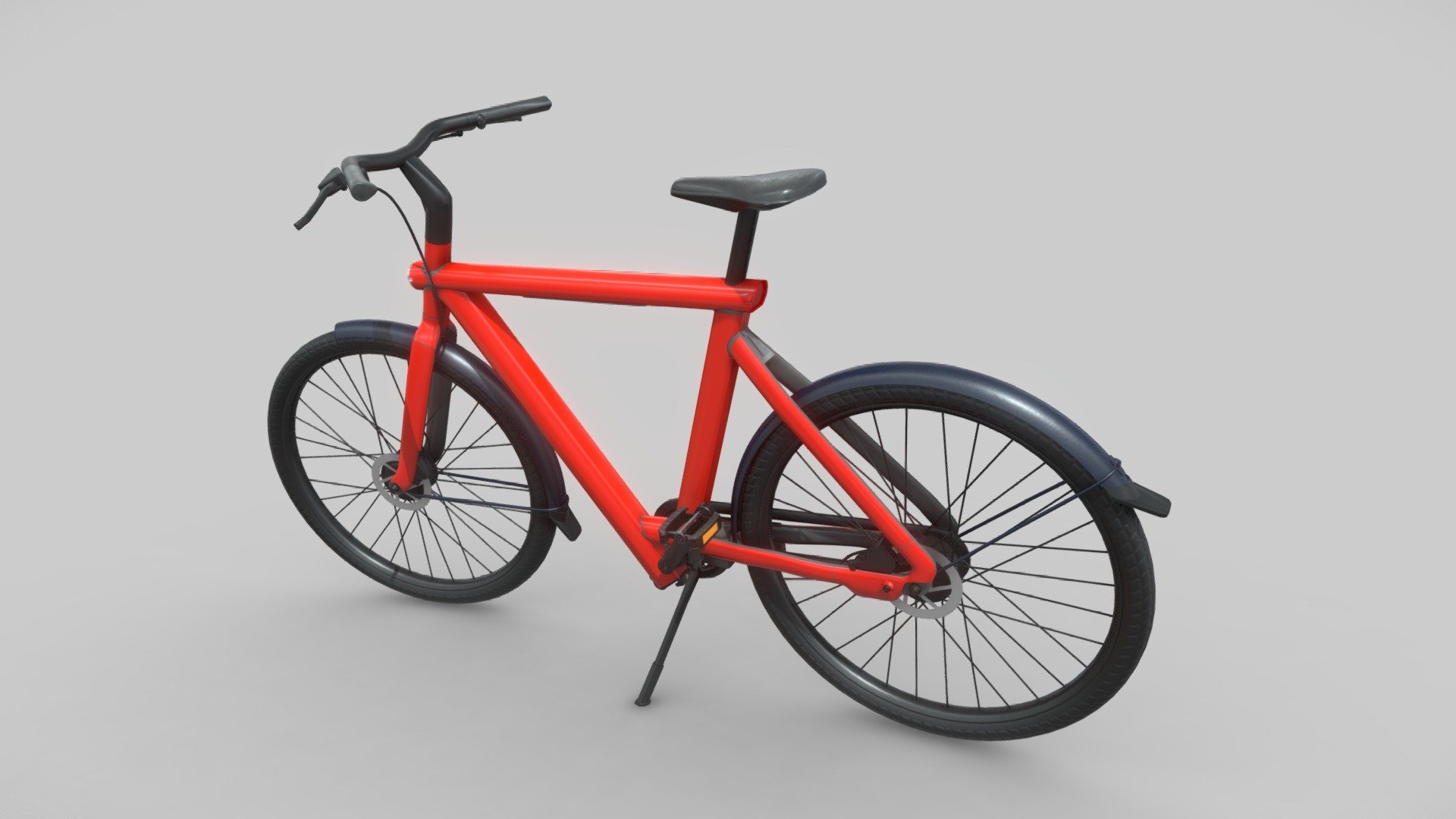 VanMoof S5 Red - 3D model by Blackvelo [83cdb6f] - Sketchfab