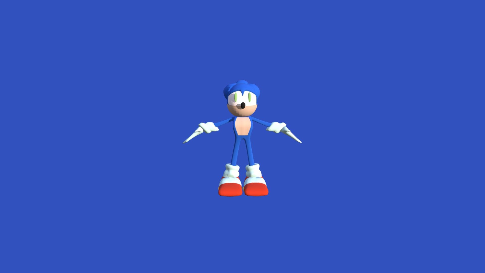Sonic - 3D model by RonyCN [83cdb88] - Sketchfab