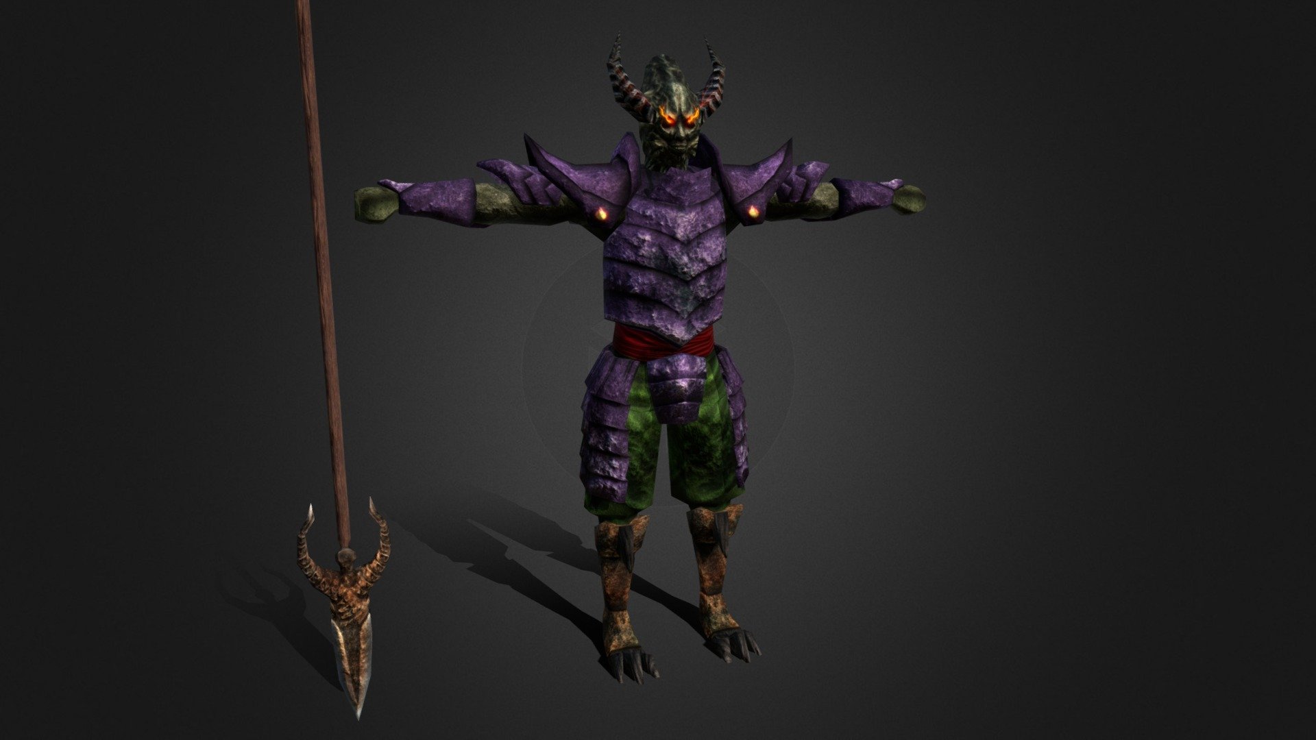 Demon Brother - 3D model by Daniel_L (@Daniel.Lune) [83ce599] - Sketchfab