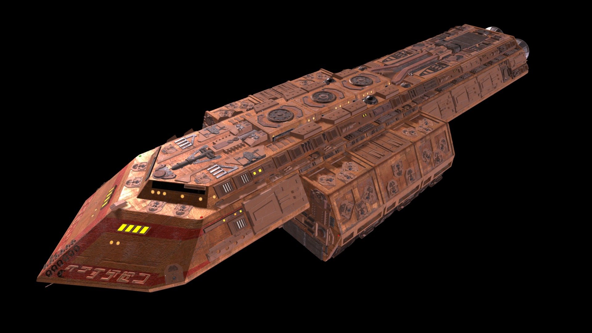 Batris Talarian Freighter (Star Trek: TNG) - 3D model by Pundus Art ...
