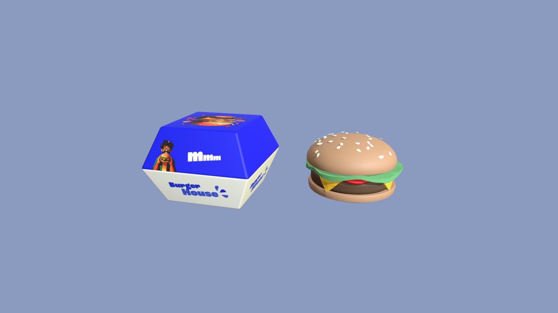 hamburger - 3D model by esra_vandervee [83cf8c2] - Sketchfab
