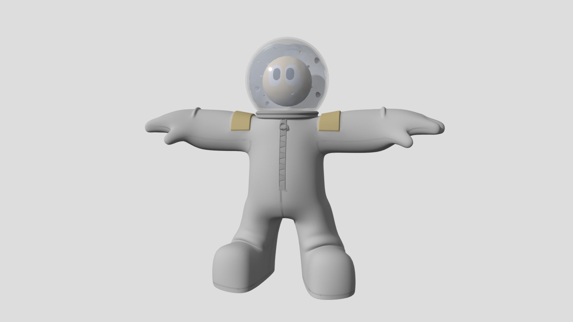 Astronaut - 3D model by Laura R. (@FluffyNya) [83d0355] - Sketchfab