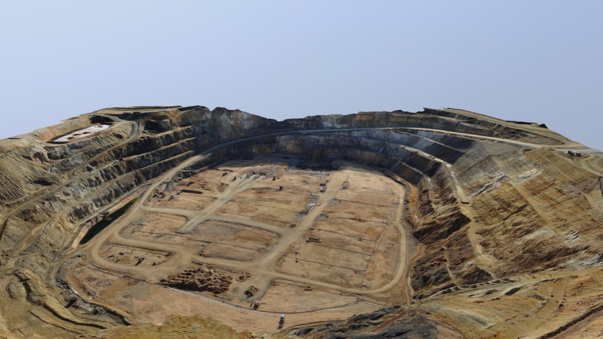 Mine Pit_June Simplified 3d Mesh - 3D model by 4Dpeterwilliams [83d26cb ...