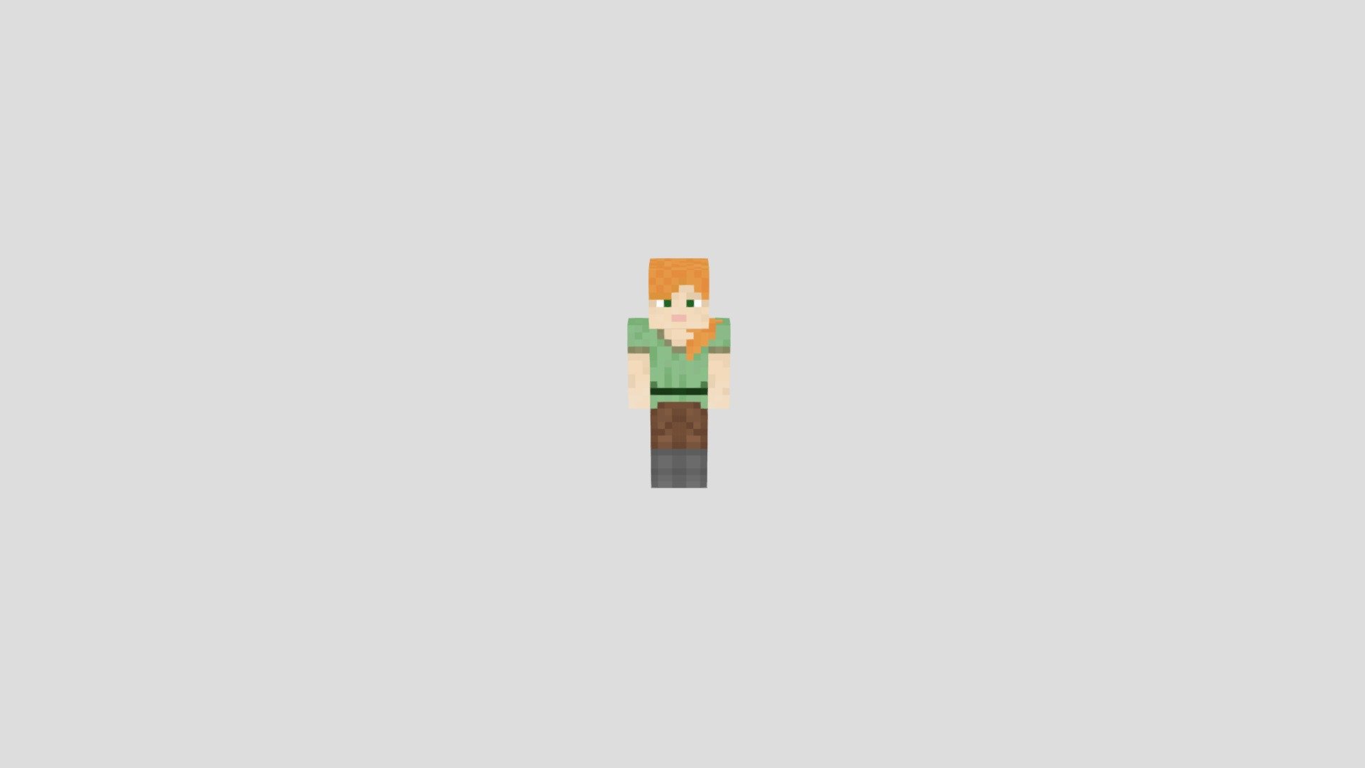 minecraft_alex_character_animated - Download Free 3D model by ROXY ...
