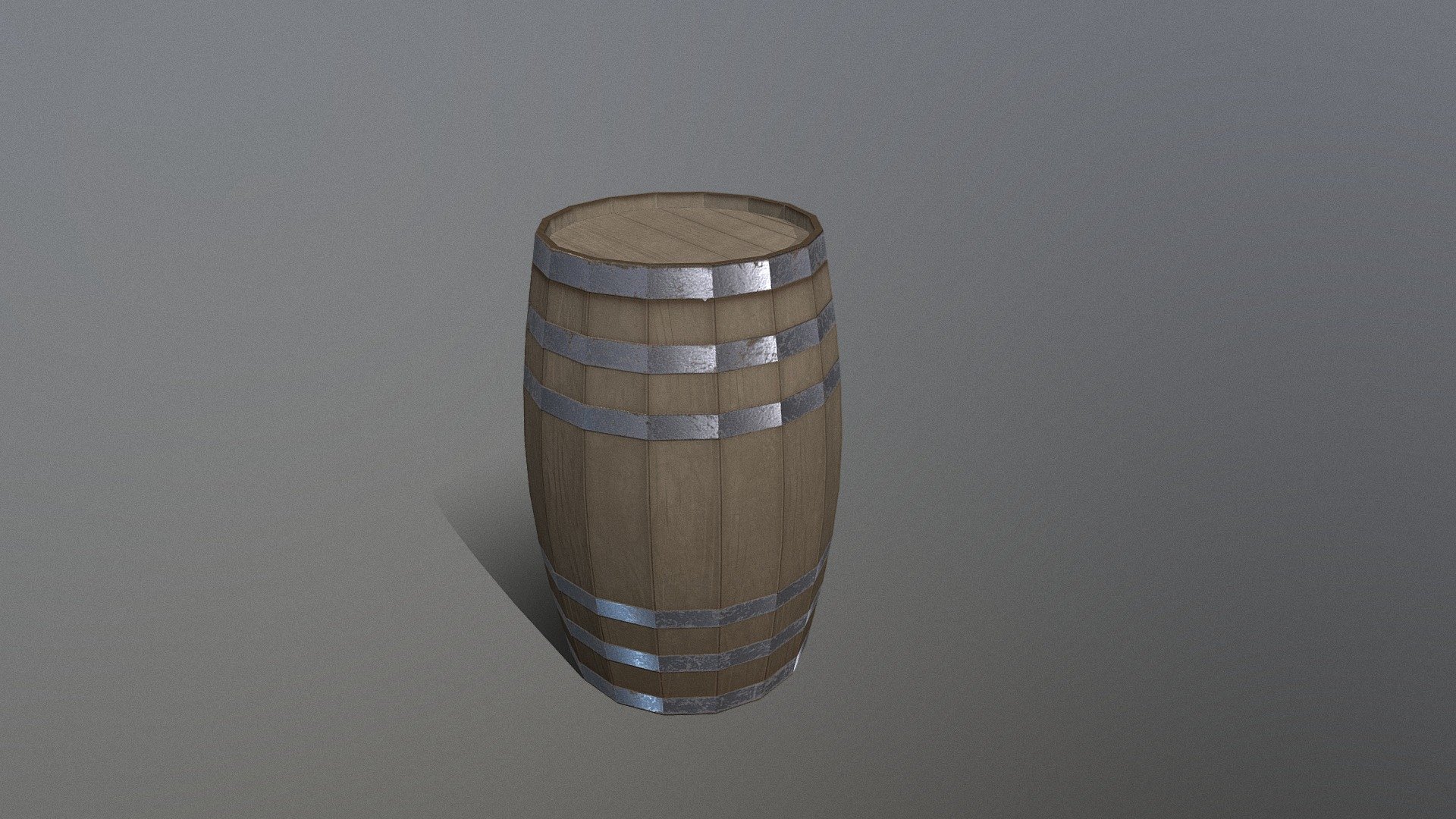 Low Poly Barrel - Download Free 3D model by eudiko (@heyreefes ...