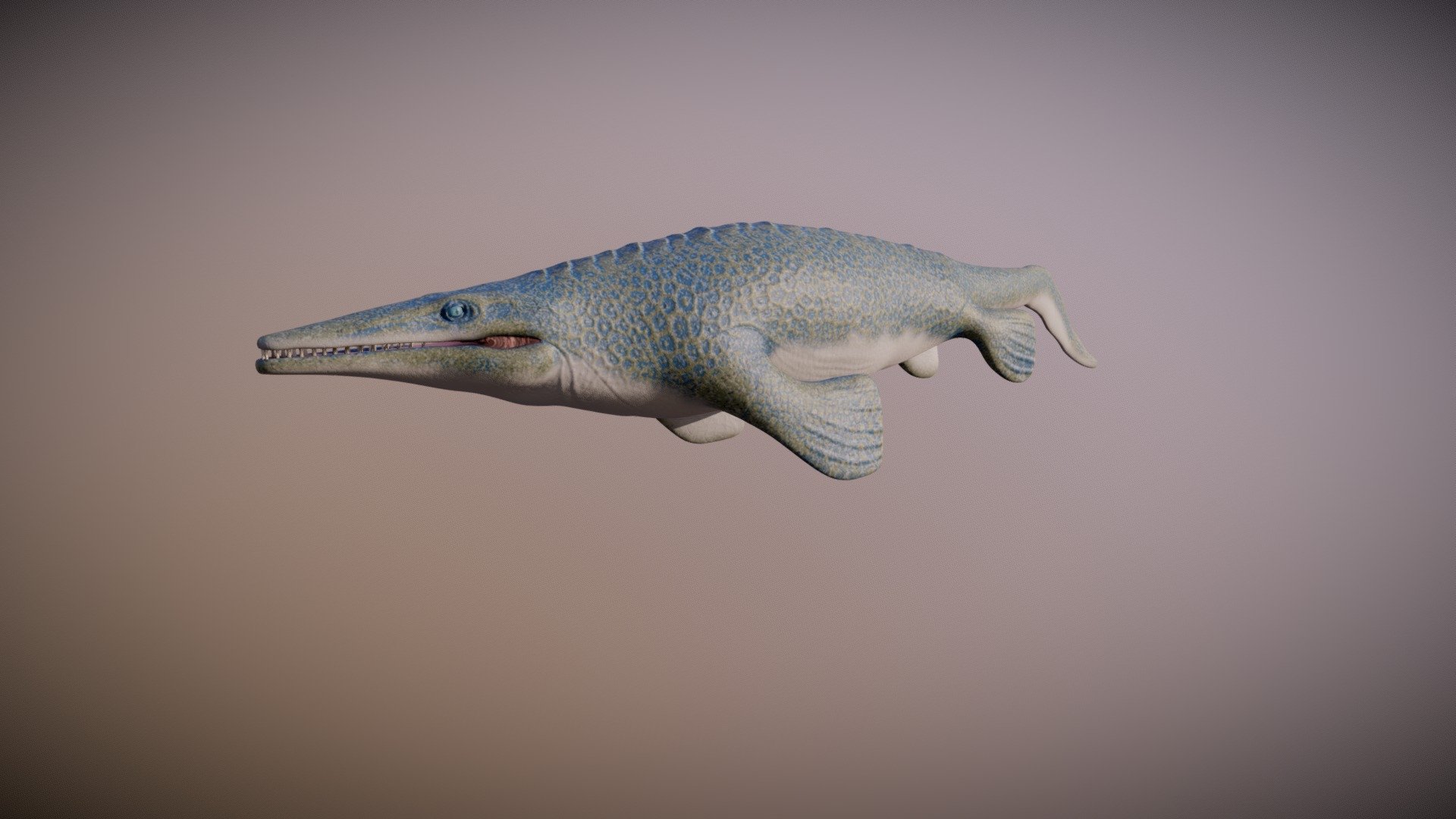 Animals of the Cretaceous - Mosasaurus - 3D model by Vida Systems ...