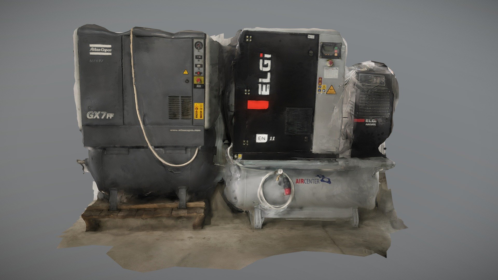 Compressors sketch 001 - 3D model by cadbimgroup [83d8c12] - Sketchfab