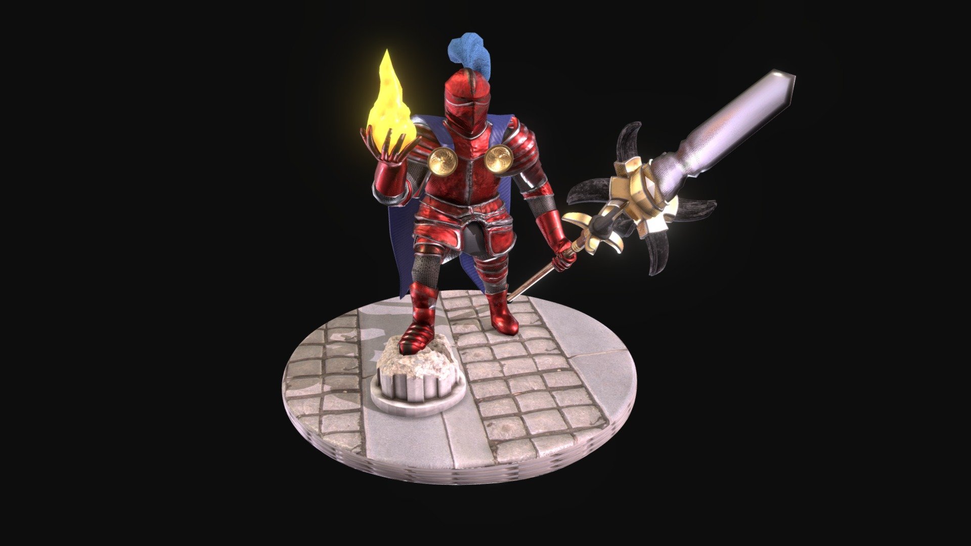 Boss Knight - Download Free 3D model by Zach Kolman (@zach.kolman ...