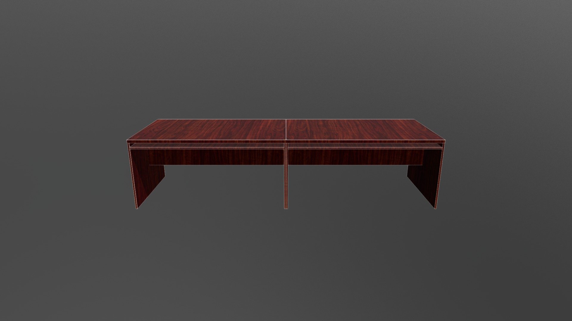 Benson Custom Desk 05-03-2018 - 3D model by Has Been Office Furniture ...
