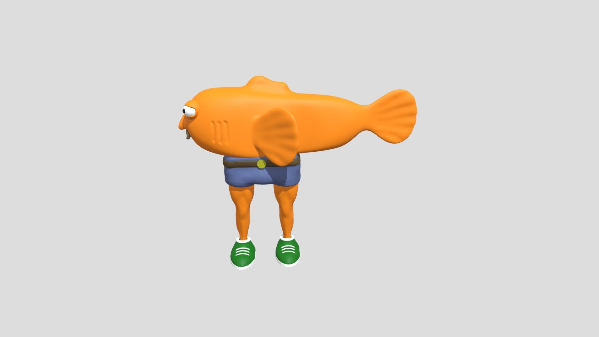 Legged Fish (DETAILED) - Download Free 3D model by Joe-McCartan ...