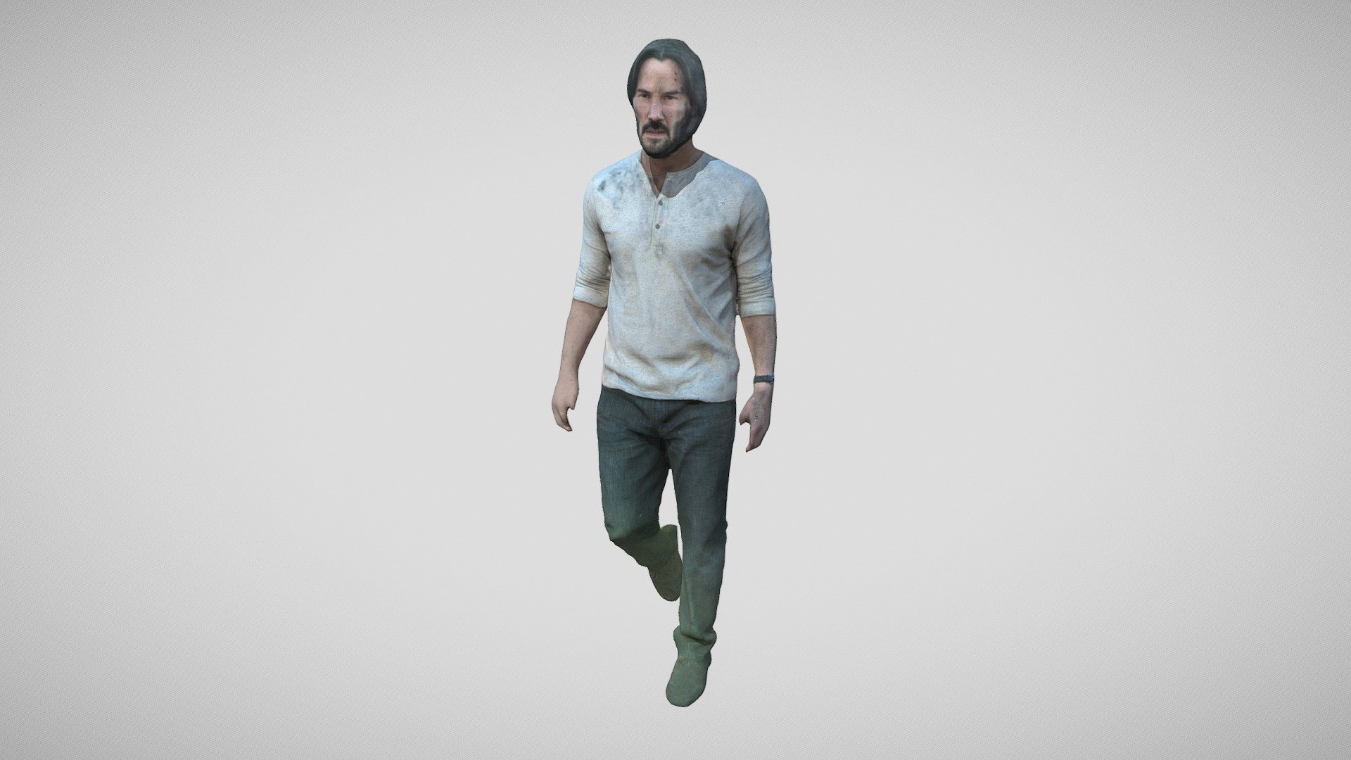 Keanu Reeves model using PIFuHD - Download Free 3D model by CG Material ...