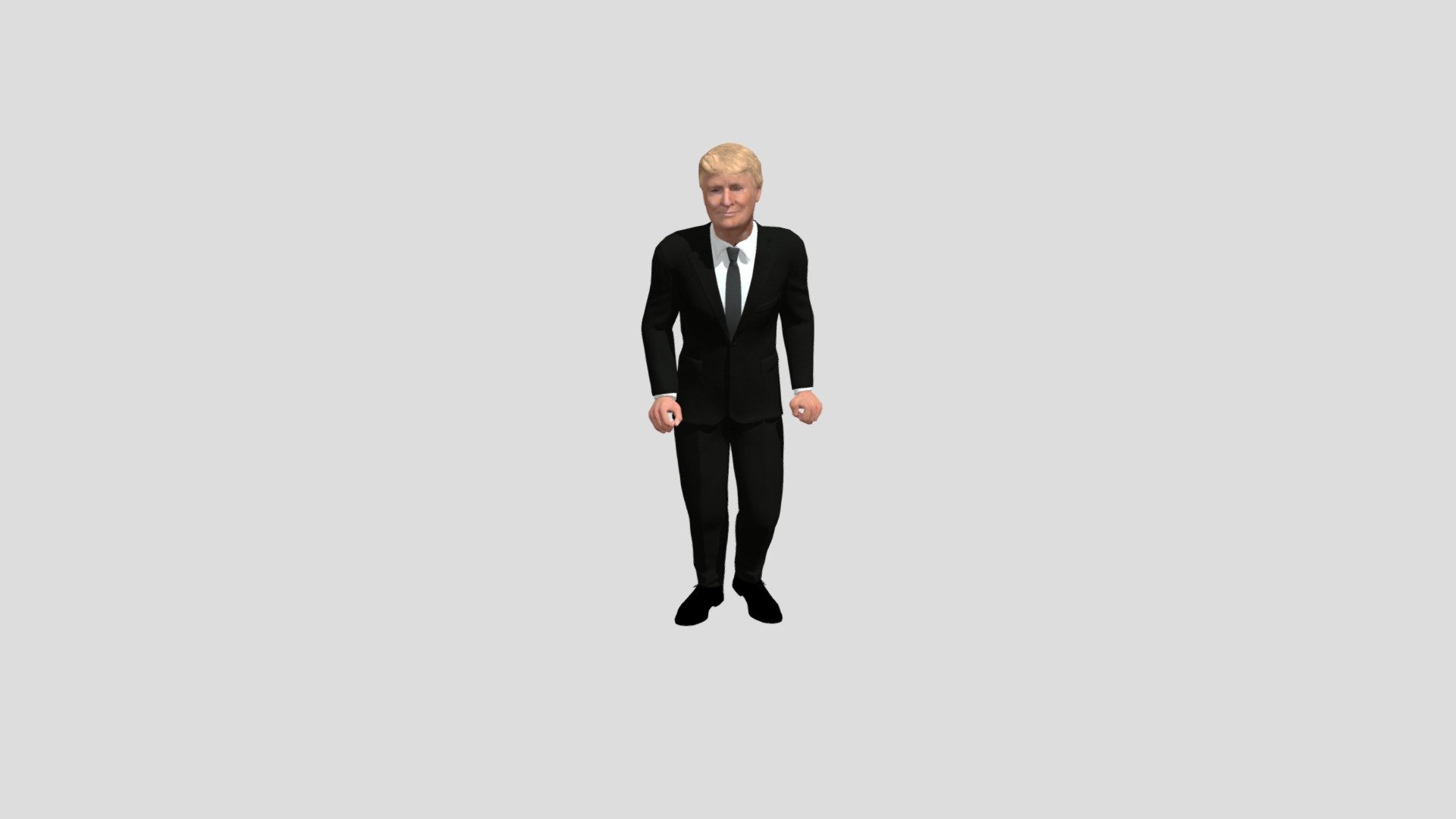 Trump Walker - Download Free 3D model by Decentralized ...