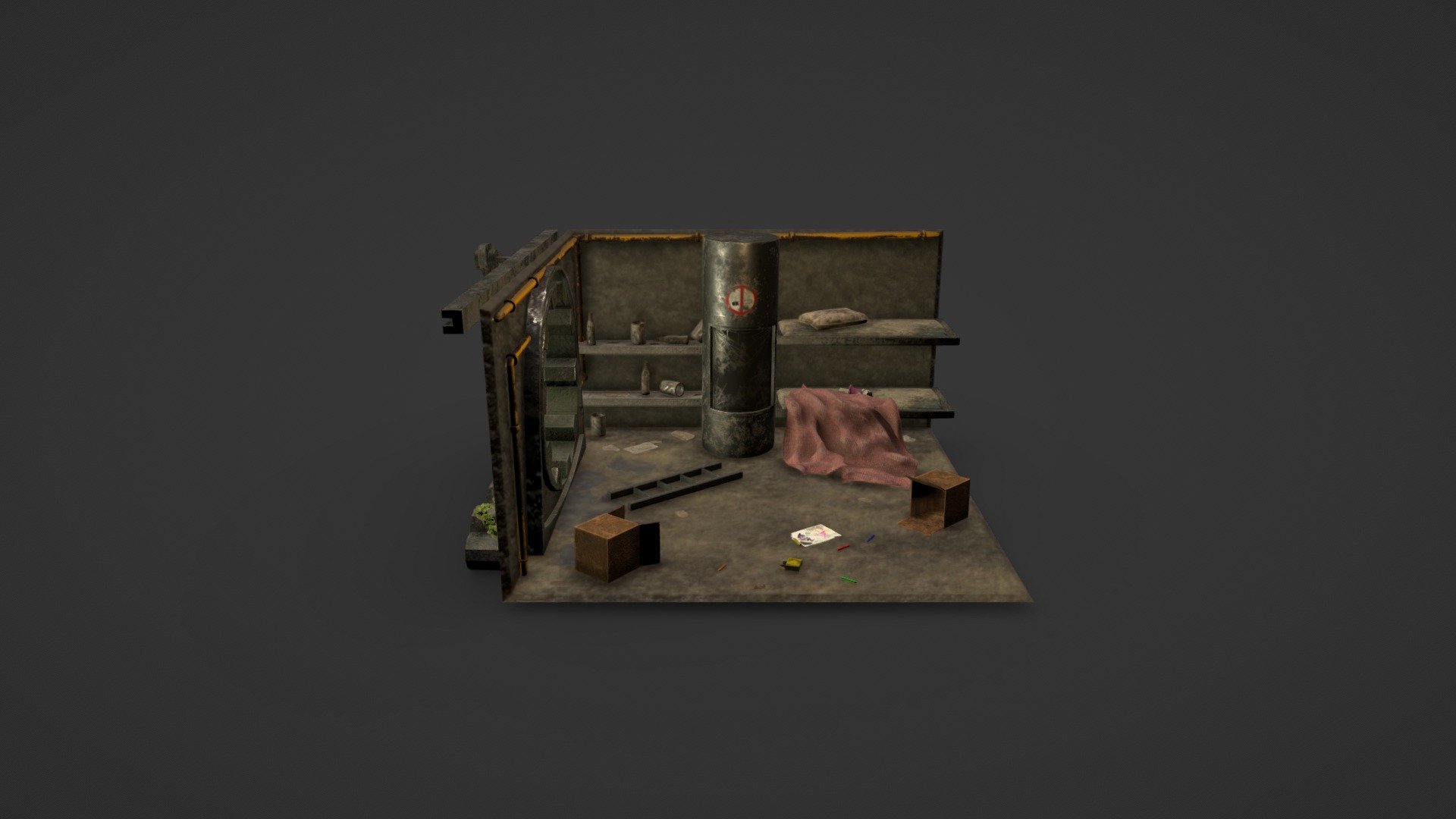 Underground Bunker - 3D model by jthelotac [83e0340] - Sketchfab