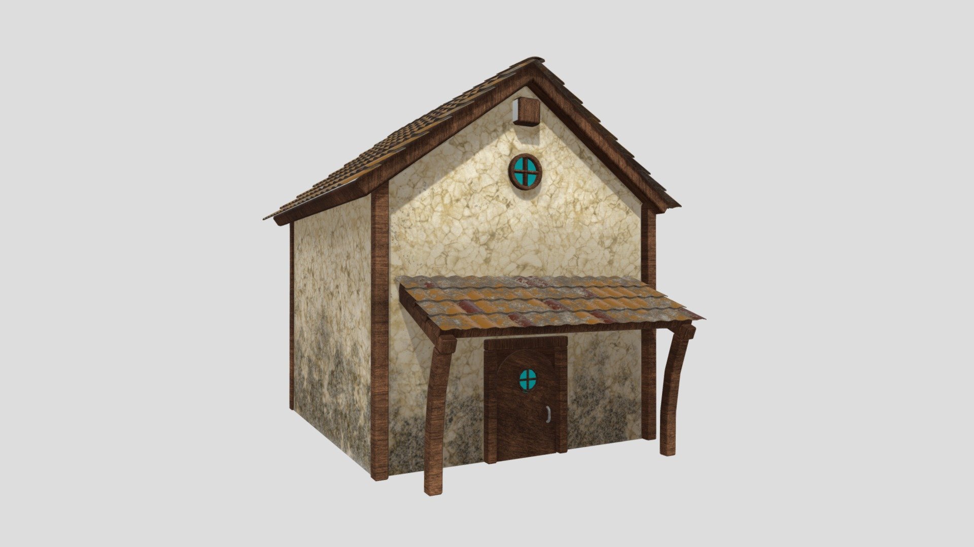 Rustic house - Download Free 3D model by Miscriton [83e28eb] - Sketchfab