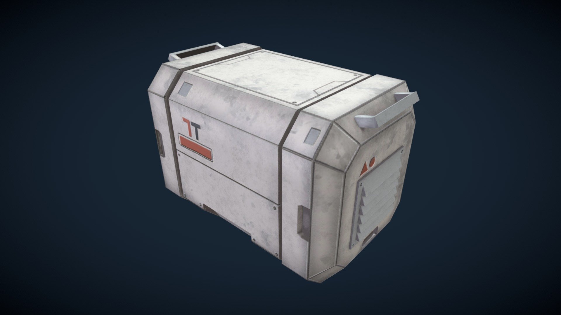 Cargo-Box - 3D model by ariana_dietzel [83e6010] - Sketchfab