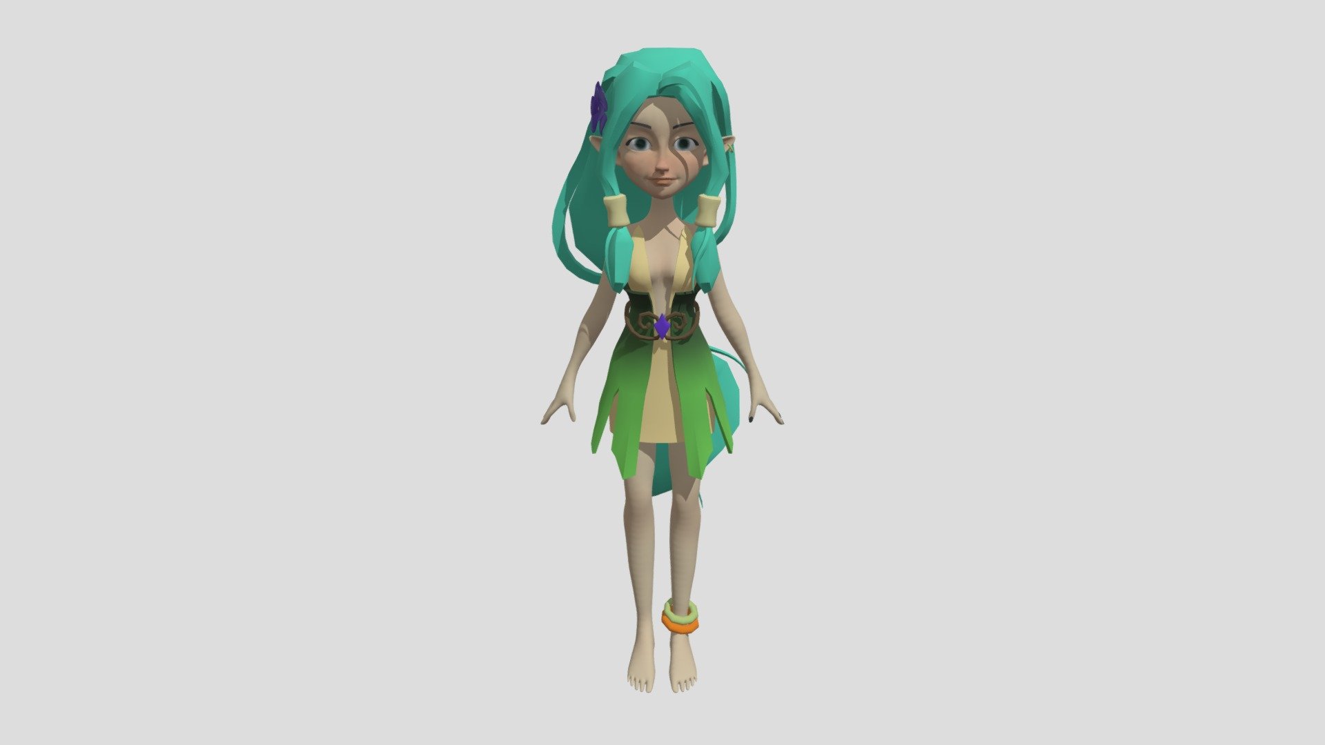 3D Forest Elf - 3D model by cennet [83e679f] - Sketchfab
