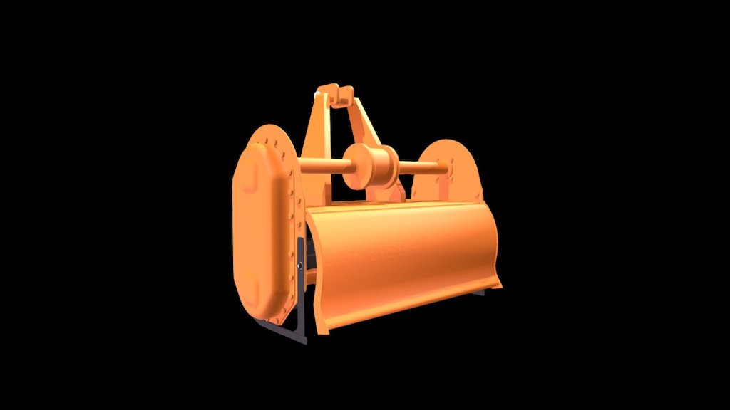 ROTAVATOR CM1050 T - 3D model by Copyright JADHAO LAYLAND PRIVATE LTD ...