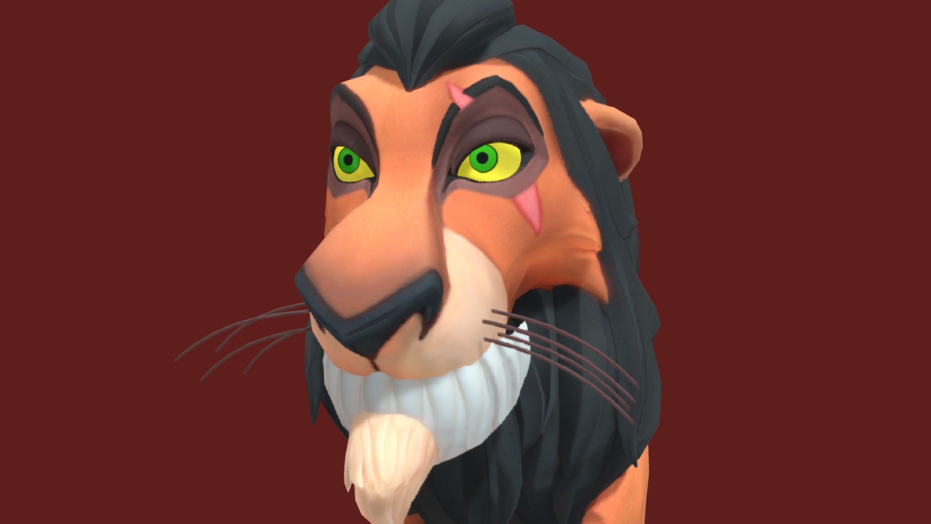 Scar - Download Free 3D model by royalroyaltymodel112 [83e7a32] - Sketchfab