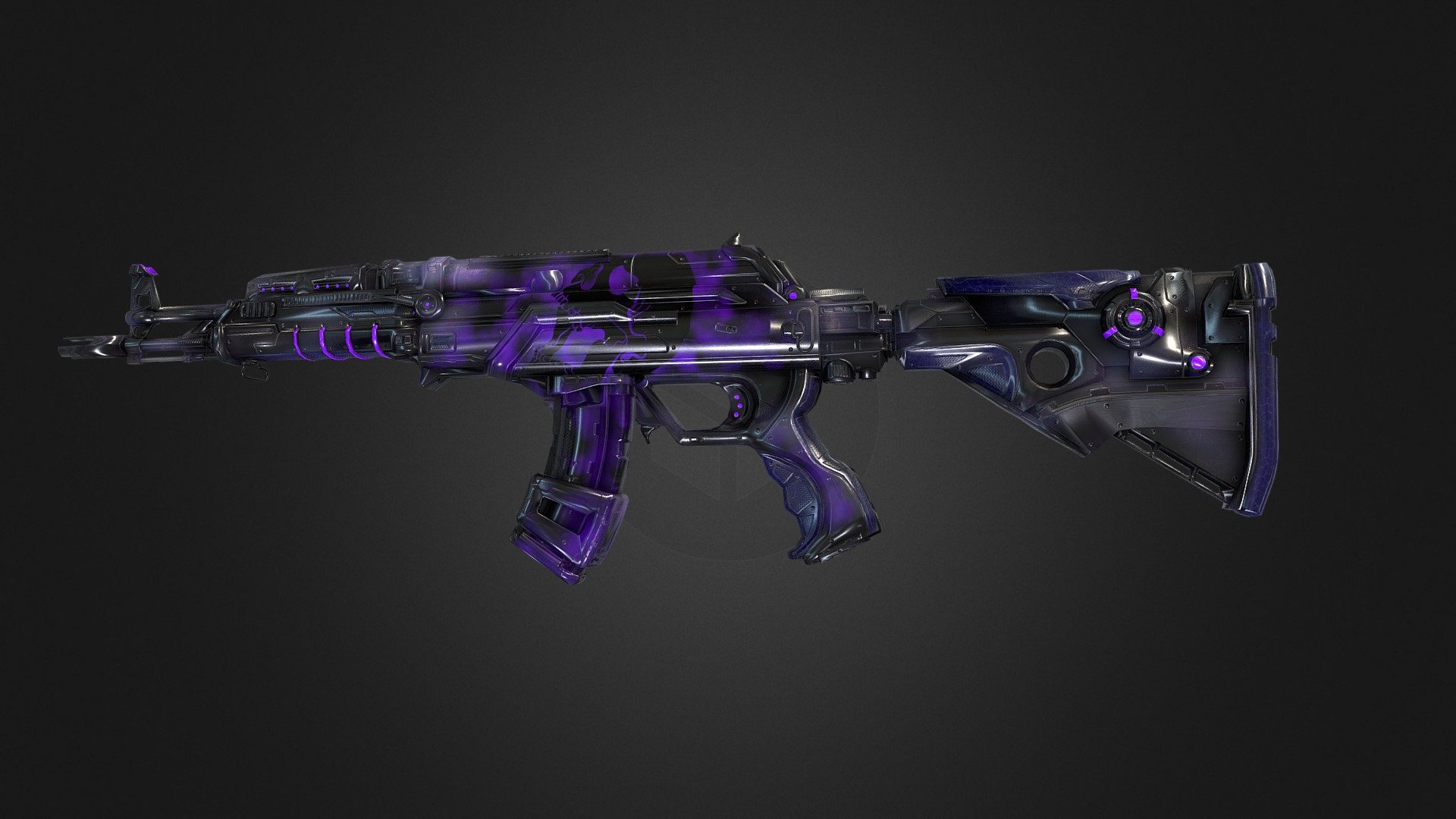 AK47 "SHADOW" - 3D model by eveloony [83e826b] - Sketchfab