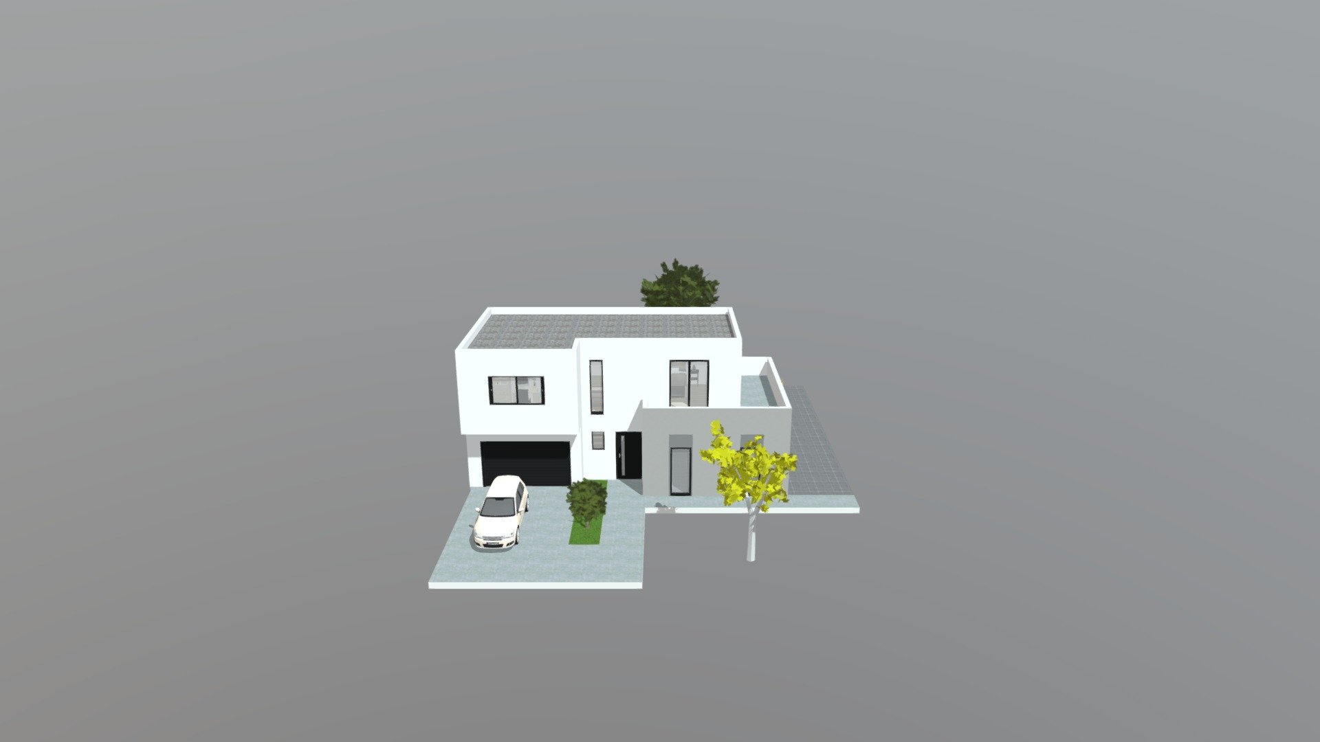 Cube House - 3D model by koafranck [83e8ec3] - Sketchfab