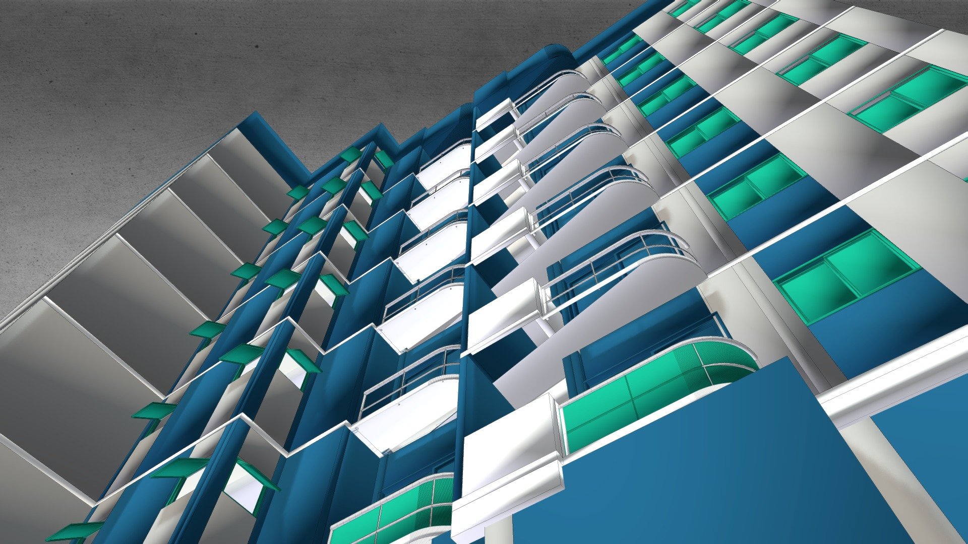 6-story kitnet building / Predio 6 Pav Kitnet - 3D model by @fkpresenza ...