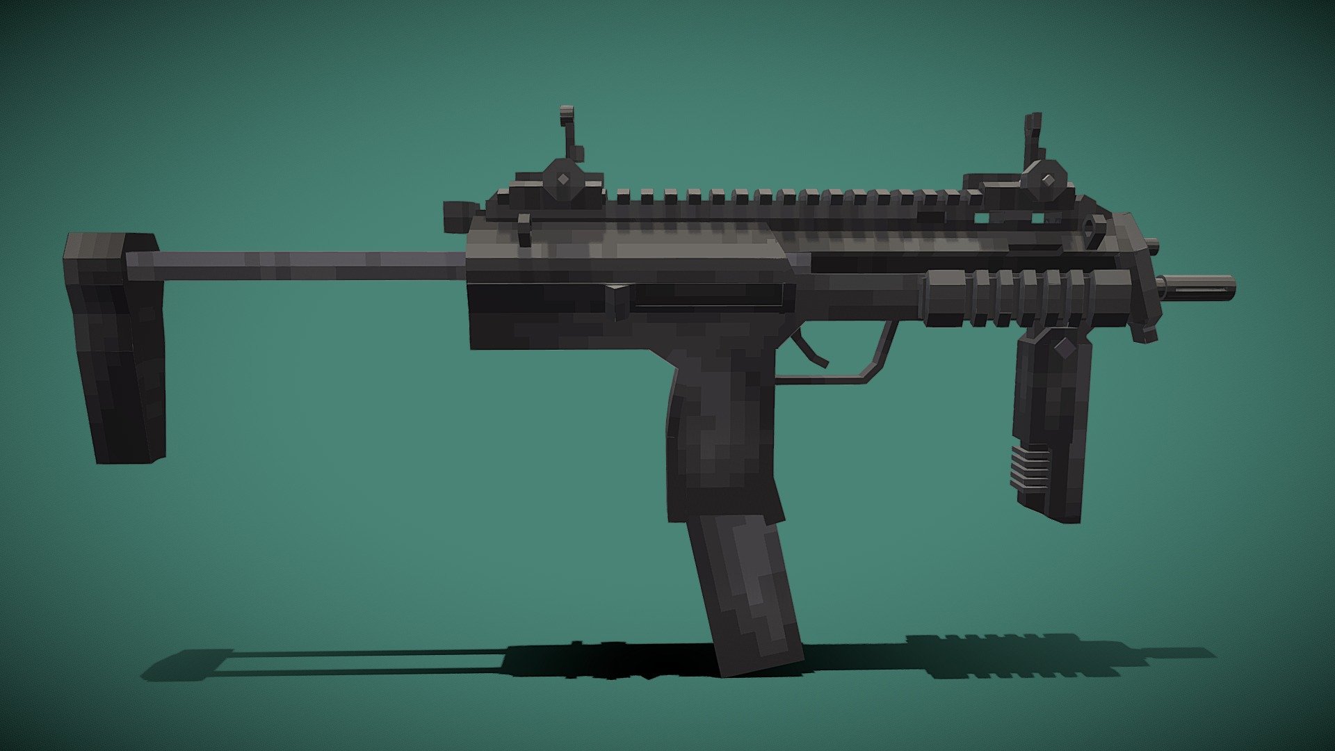 Mp 7 - 3D model by MMecha [83f0857] - Sketchfab