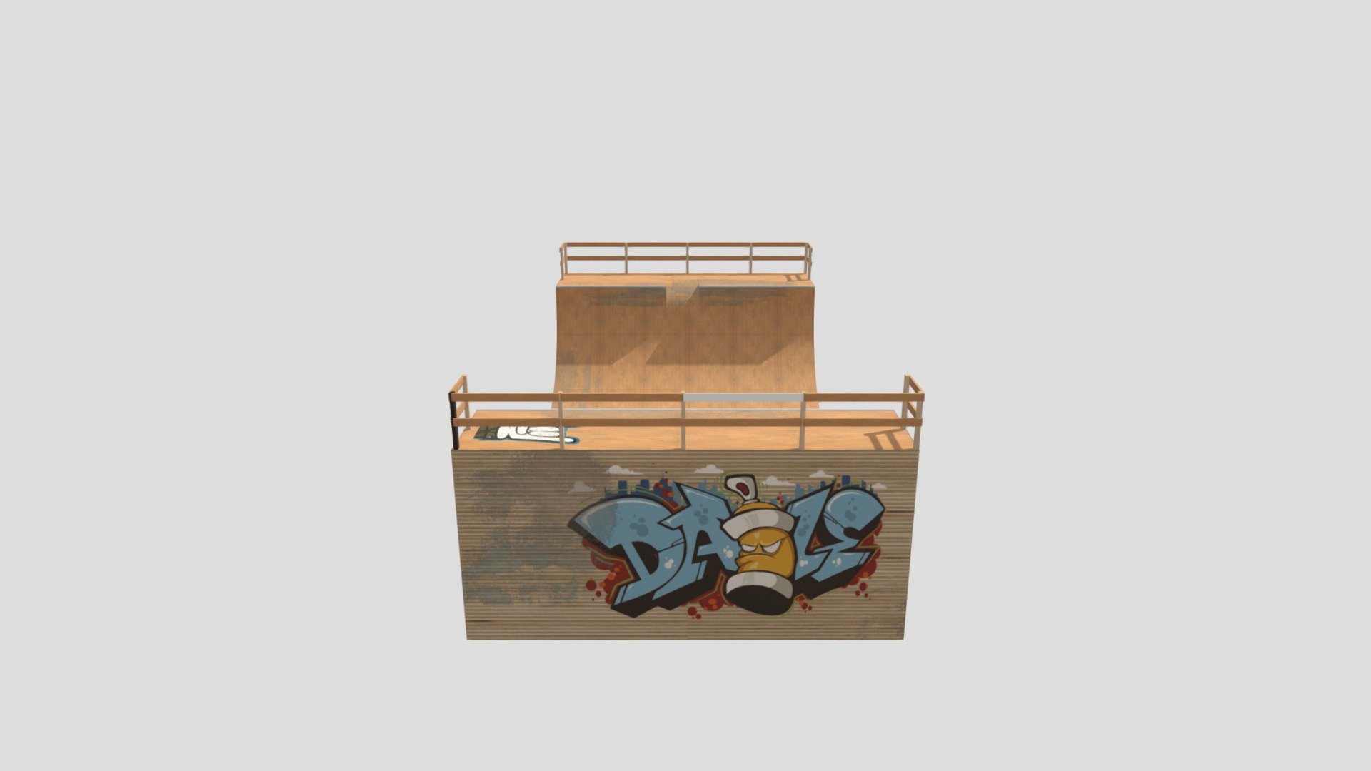 Skate Ramp Texture - 3D model by cleskowyak [83f143c] - Sketchfab