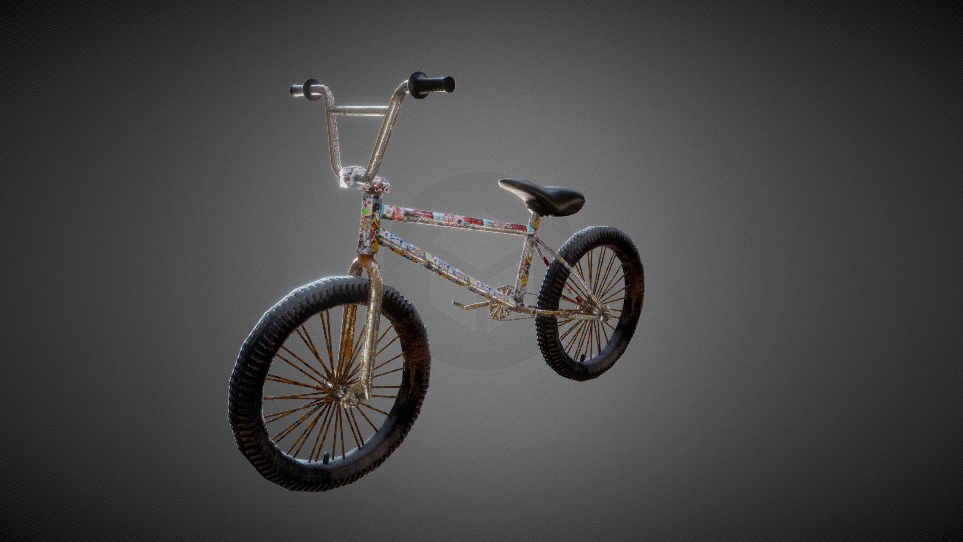 BMX - 3D model by N8_Dogg18 (@N8_Dogg17) [83f1485] - Sketchfab
