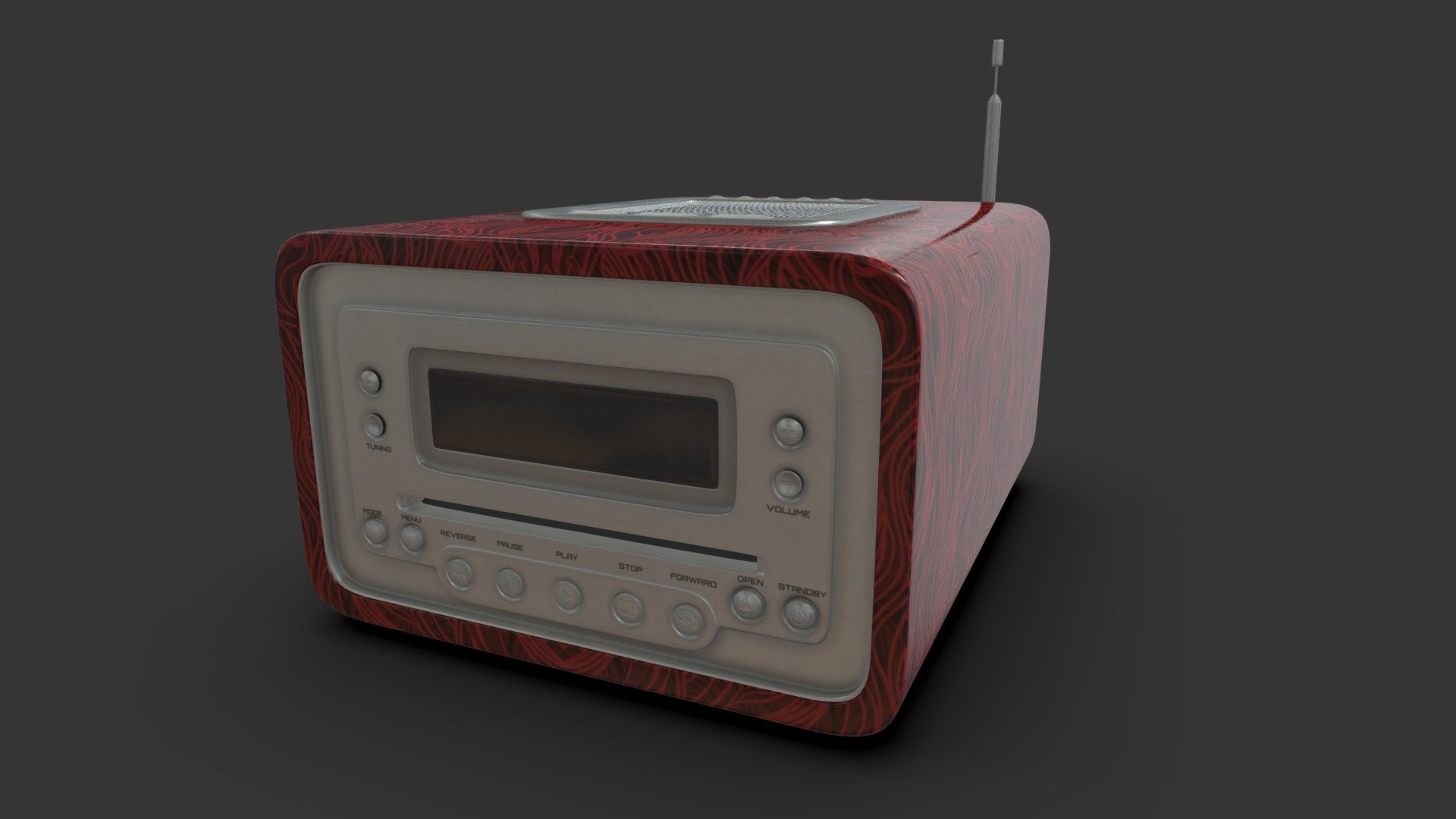 HighPoly Radio from the early 21.Century - 3D model by SwissCH [83f3593 ...