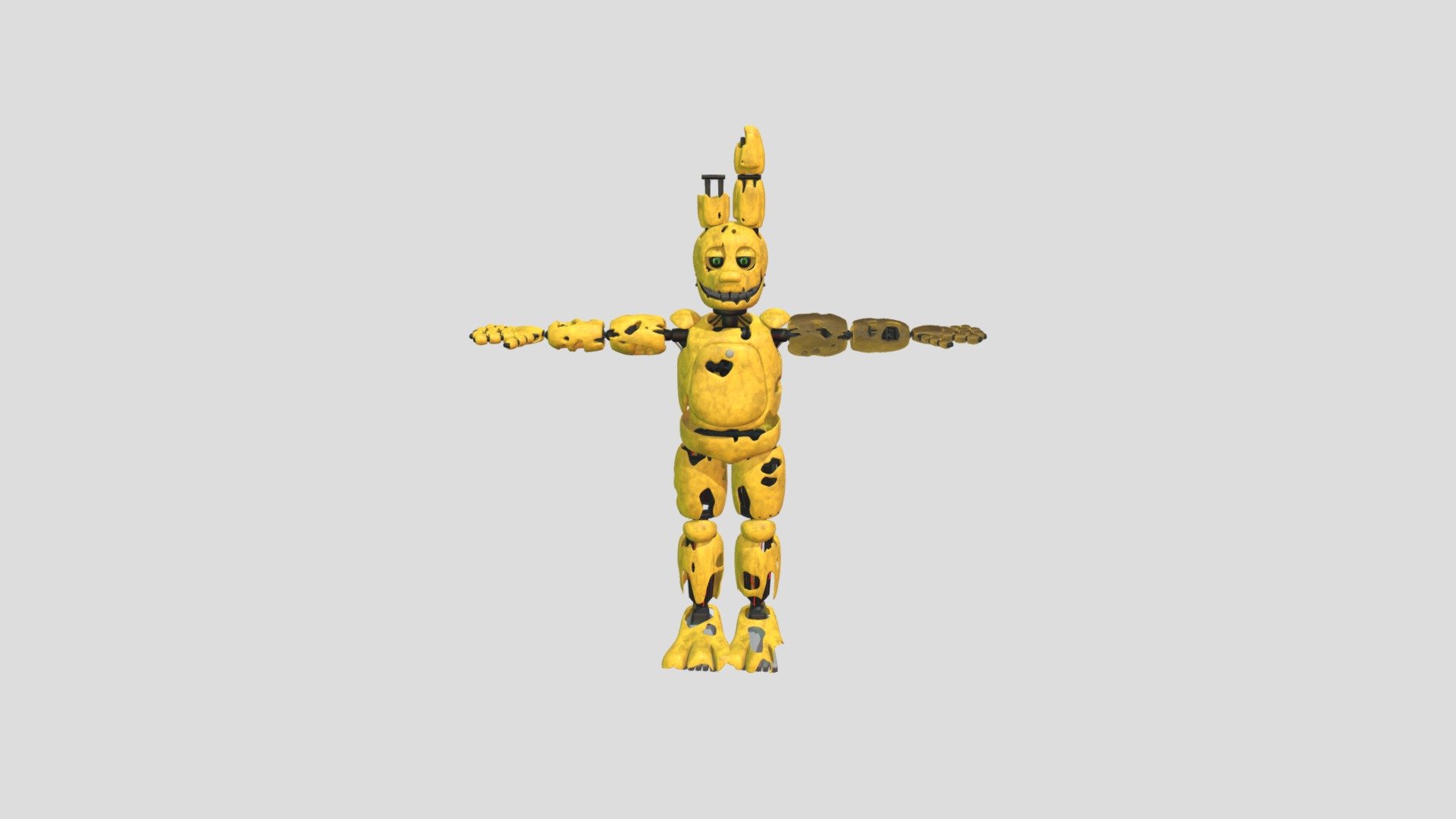 Withered springbonnie - Download Free 3D model by ahnee223 [83f3fd9 ...