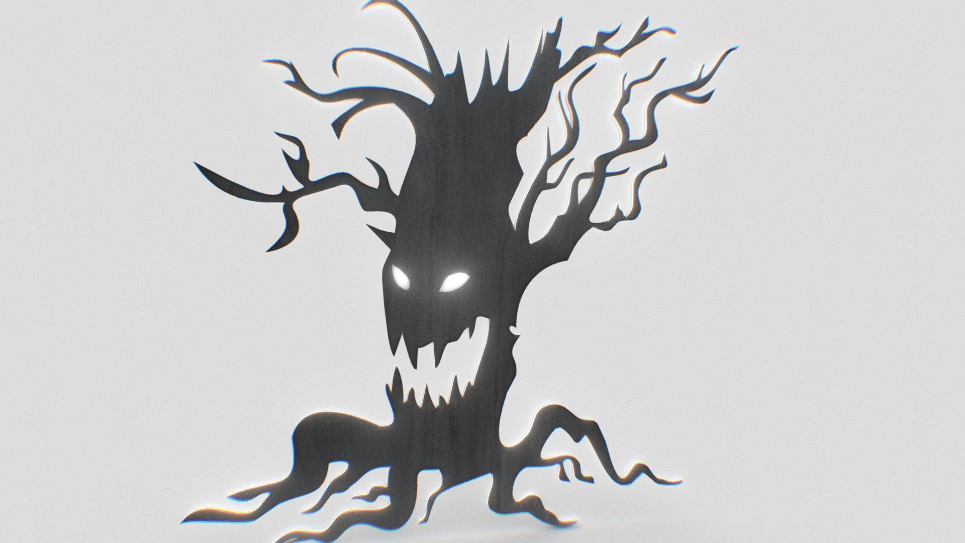 Scary Tree - Download Free 3D model by USERVIBE (@us3rvib3) [83f48f9 ...