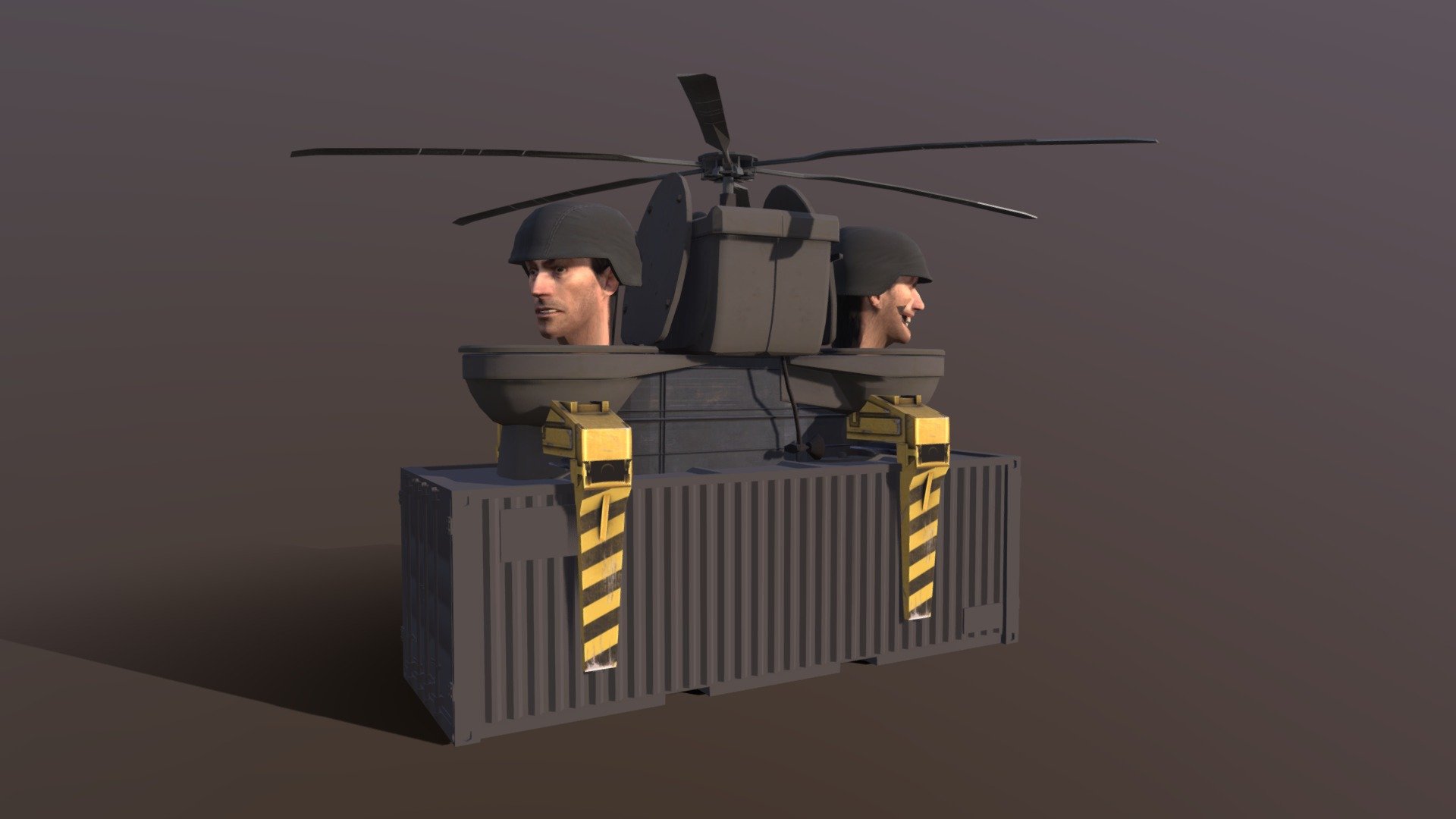 (600 Followers)Skibidi Helicopter Carrier Toilet - Download Free 3D ...