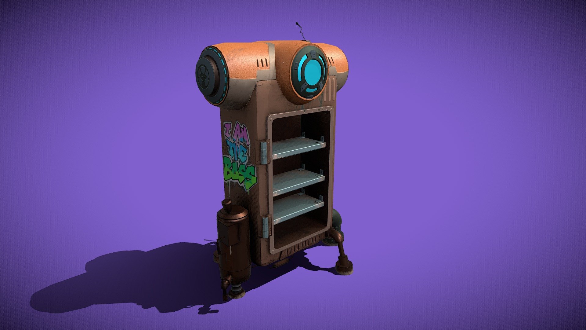 Wildstar Shelf - Props and Assets Final Hand in - 3D model by ...