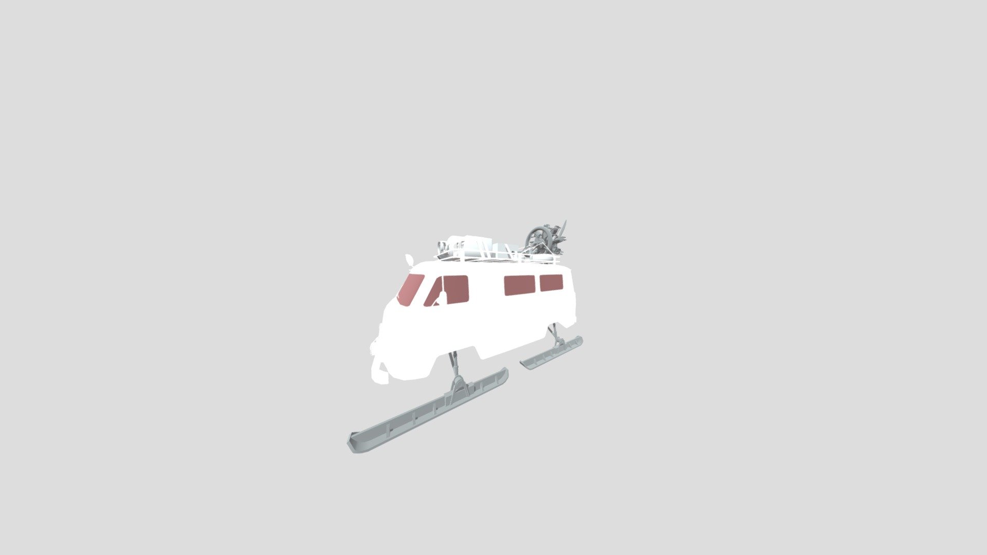 uaz snowglider - 3D model by asaptmp [83f63ae] - Sketchfab